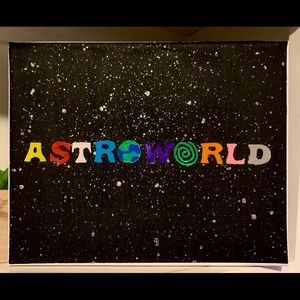 Wall Decor | Astroworld Cover Painting | Poshmark